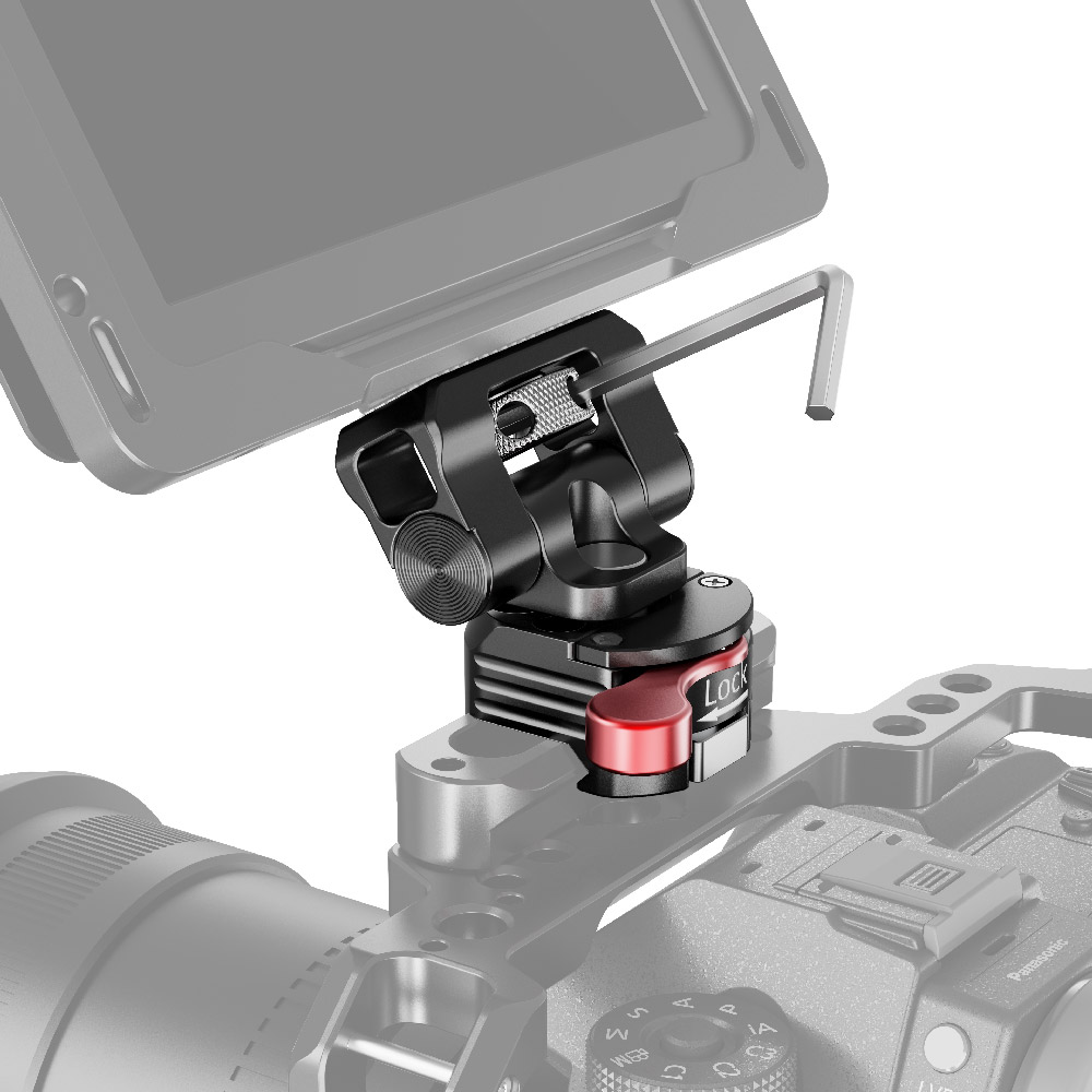 Swivel and Tilt Monitor Mount with Nato Clamp