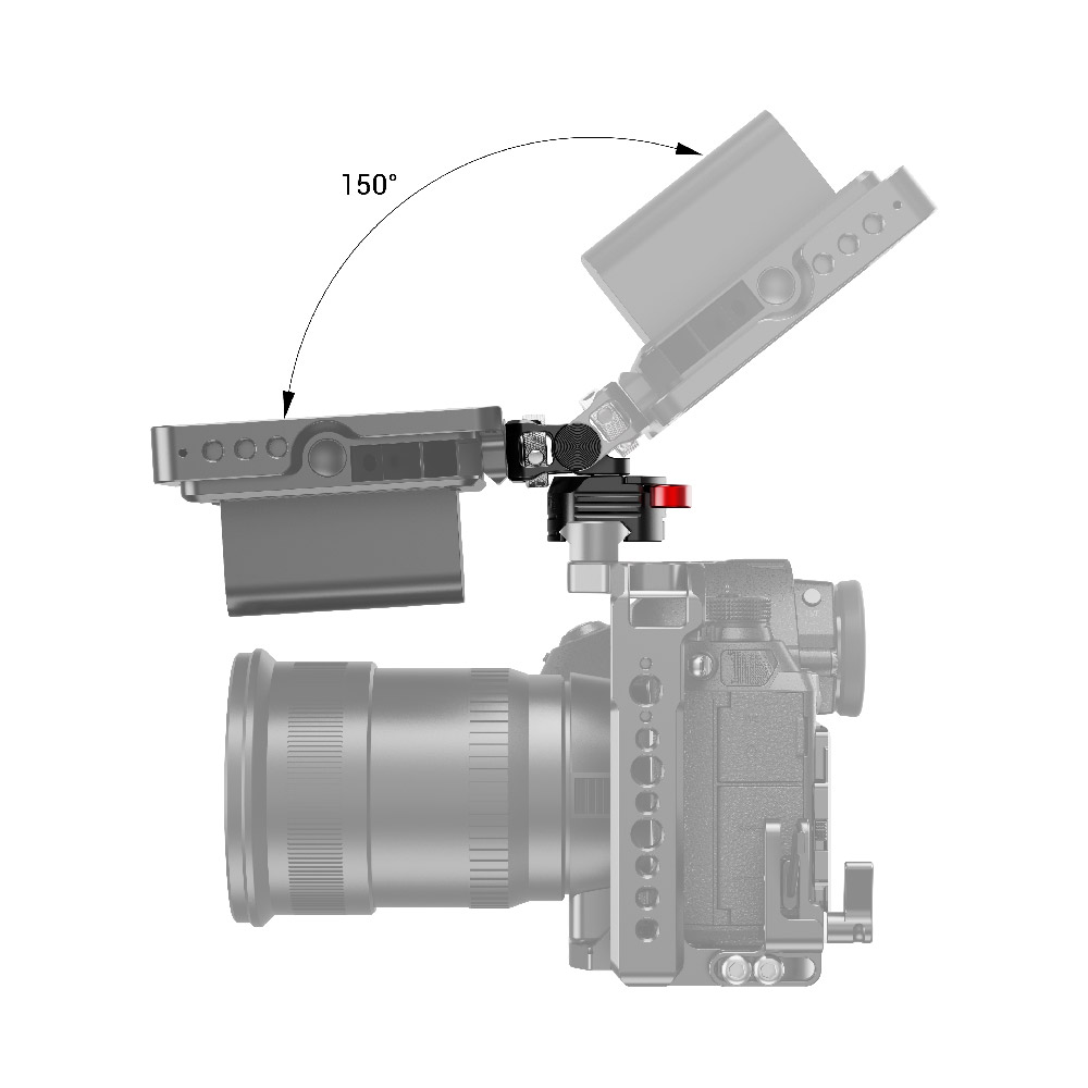Swivel and Tilt Monitor Mount with Nato Clamp
