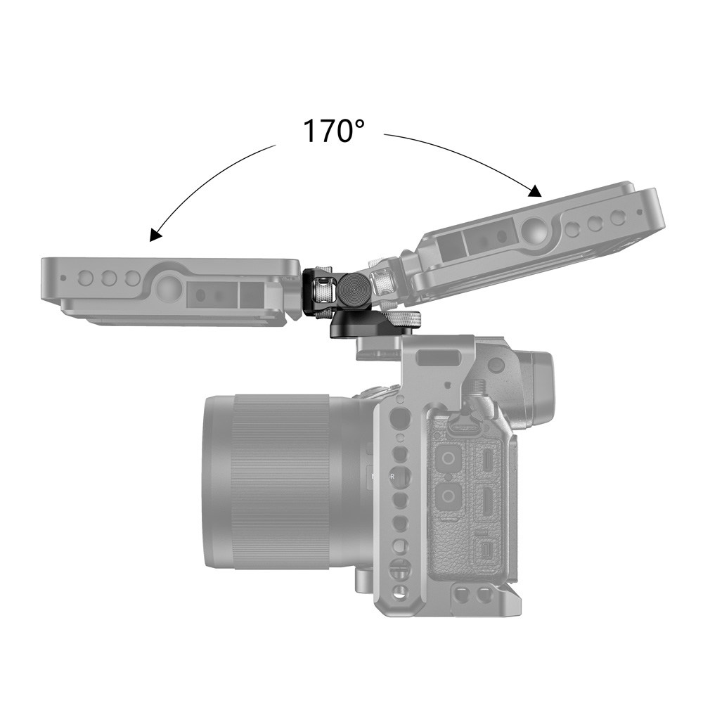Swivel and Tilt Monitor Mount with Arri Locating Pins