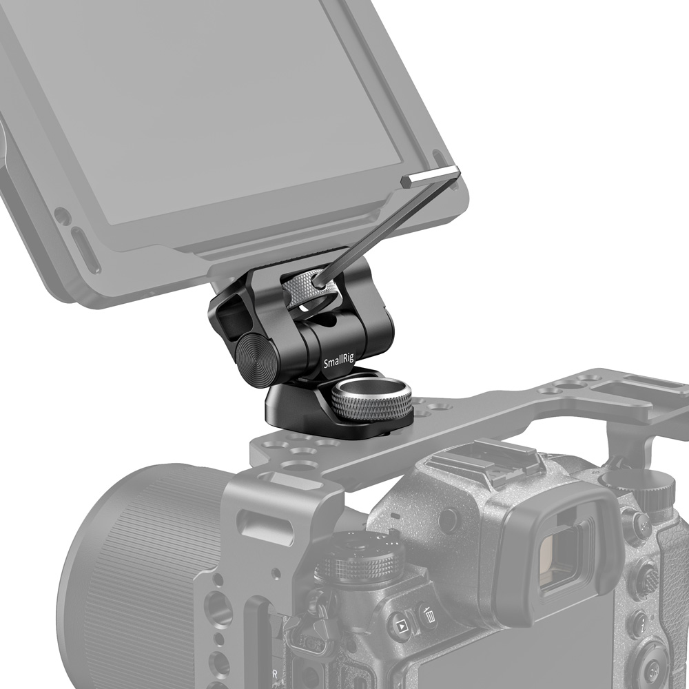 Swivel and Tilt Monitor Mount with Arri Locating Pins