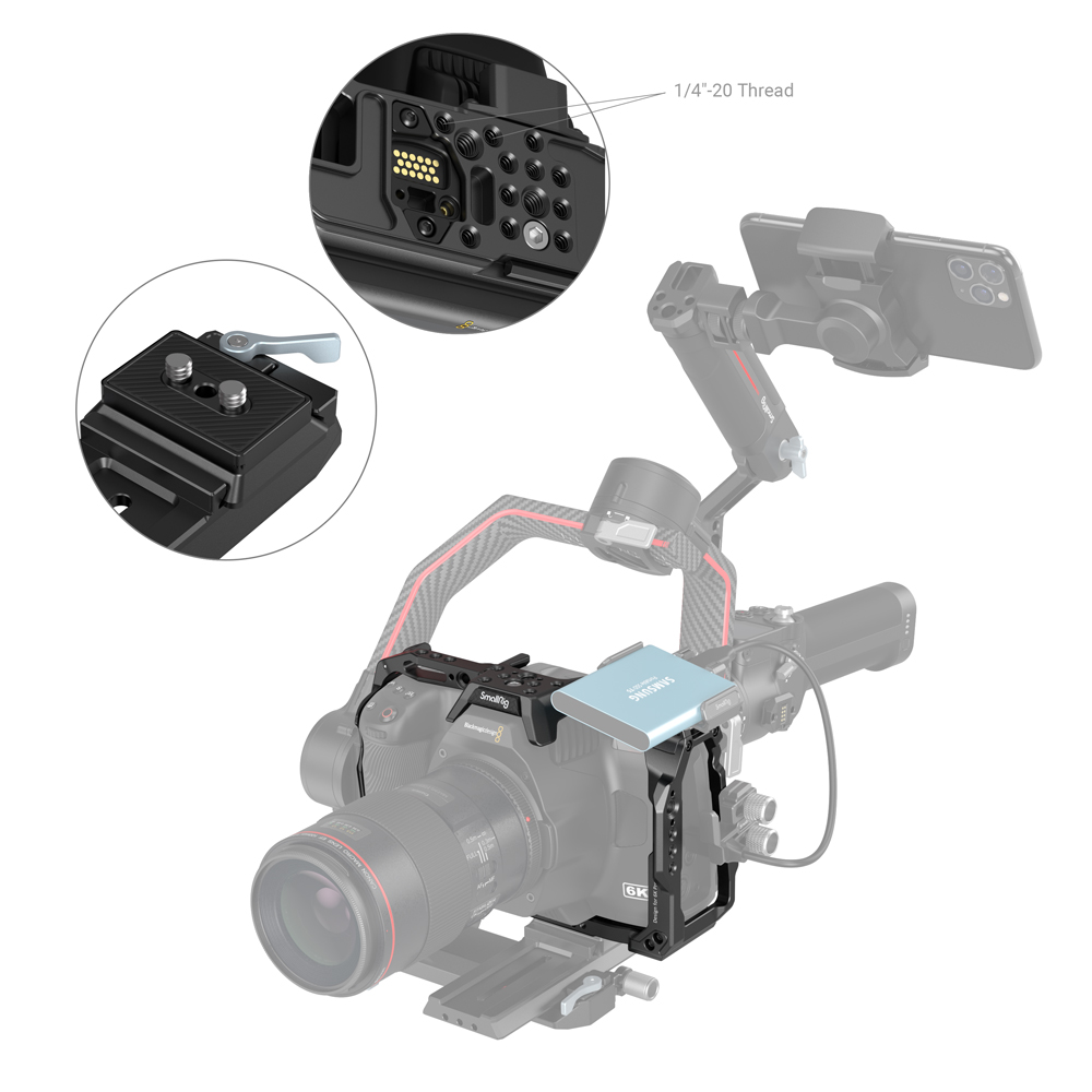 Full Camera Cage for BMPCC 6K Pro / 6K G2（Advanced Version）