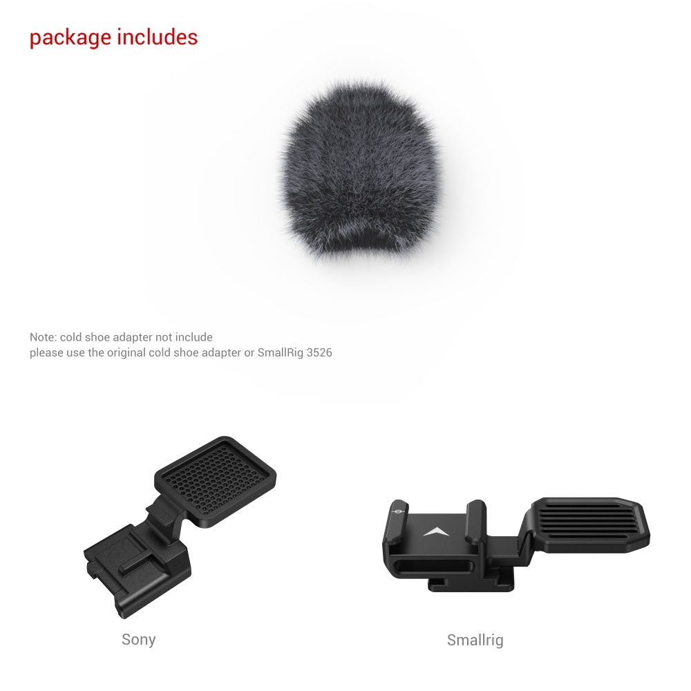 Windshield for Sony ZV-1F / ZV-E10 / ZV-1（Gray）(Shipping Area: North ...