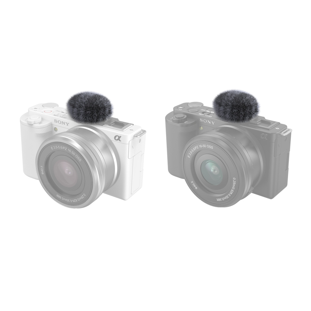Windshield for Sony ZV-1F / ZV-E10 / ZV-1（Gray）(Shipping Area: North ...