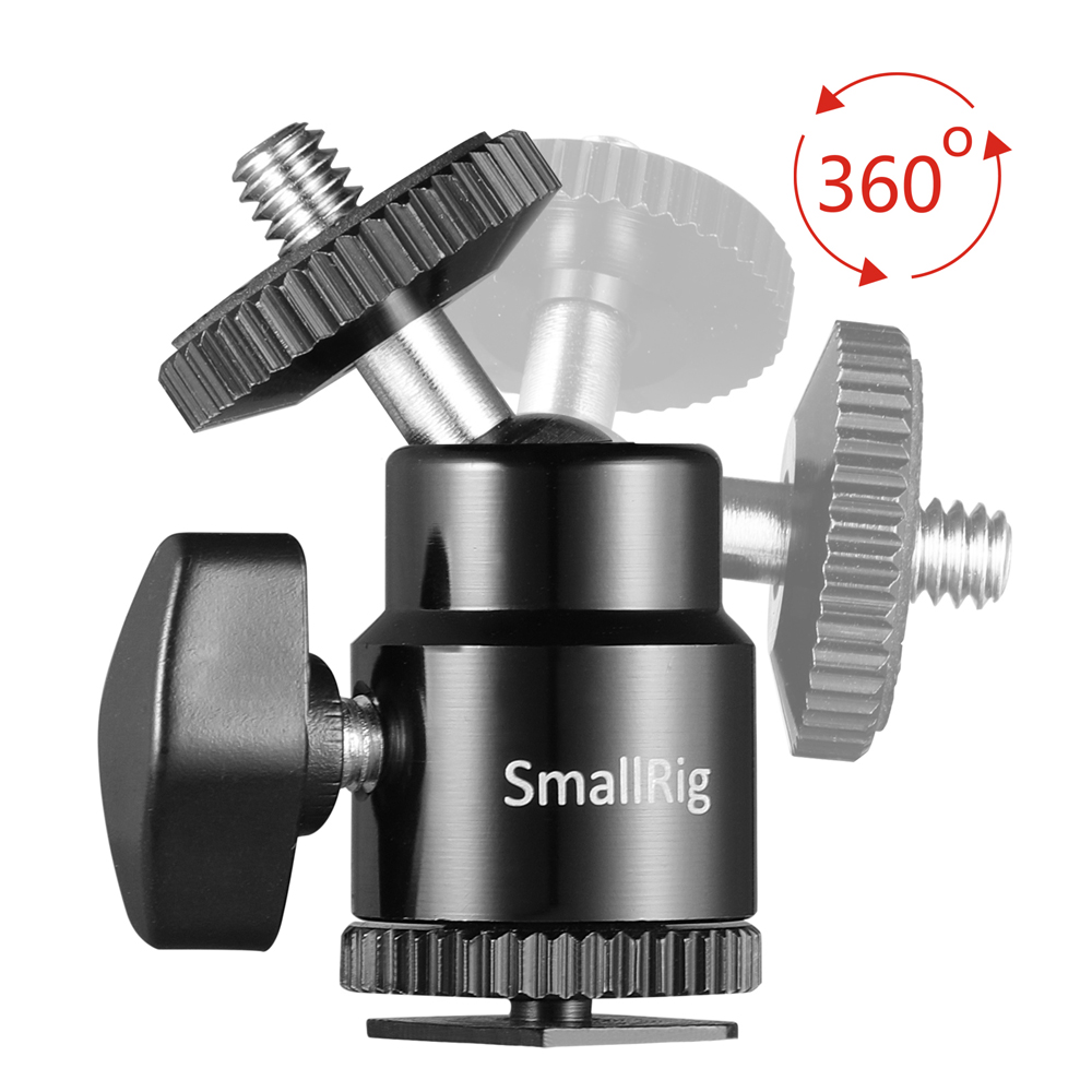 1/4" Camera Hot shoe Mount with Additional 1/4" Screw (2pcs Pack)