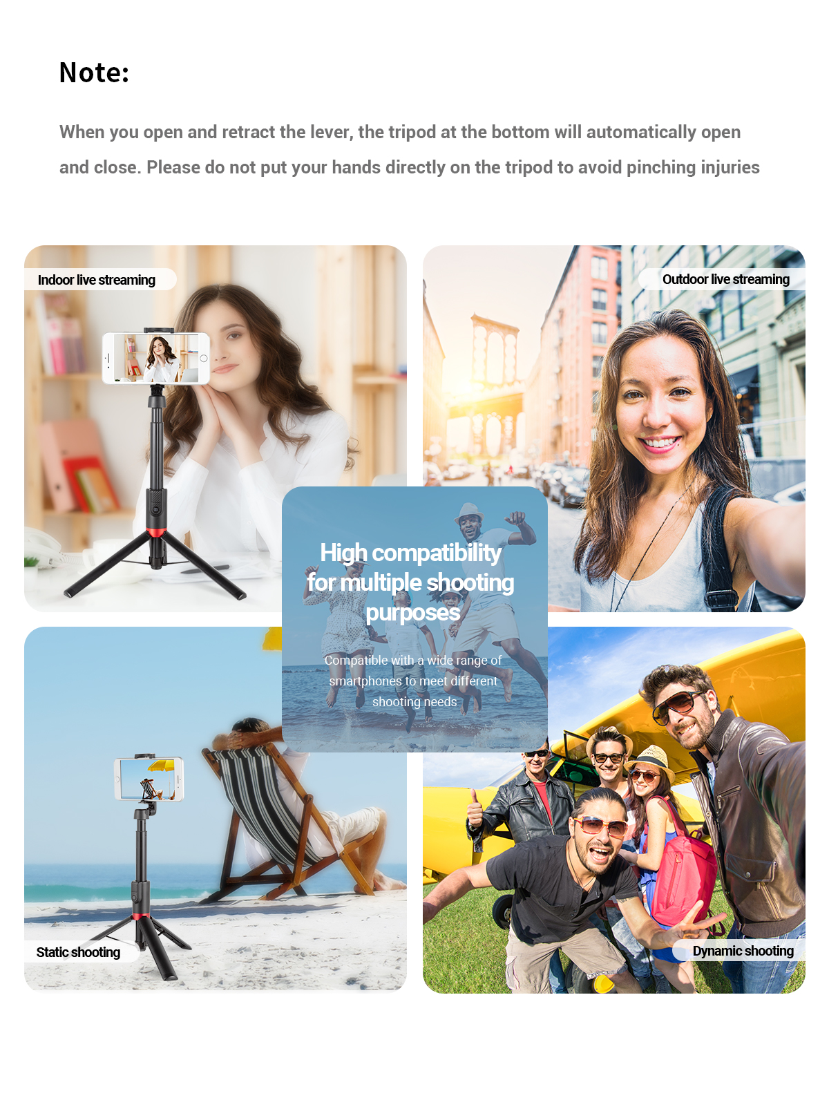 Portable Selfie Stick Tripod ST20