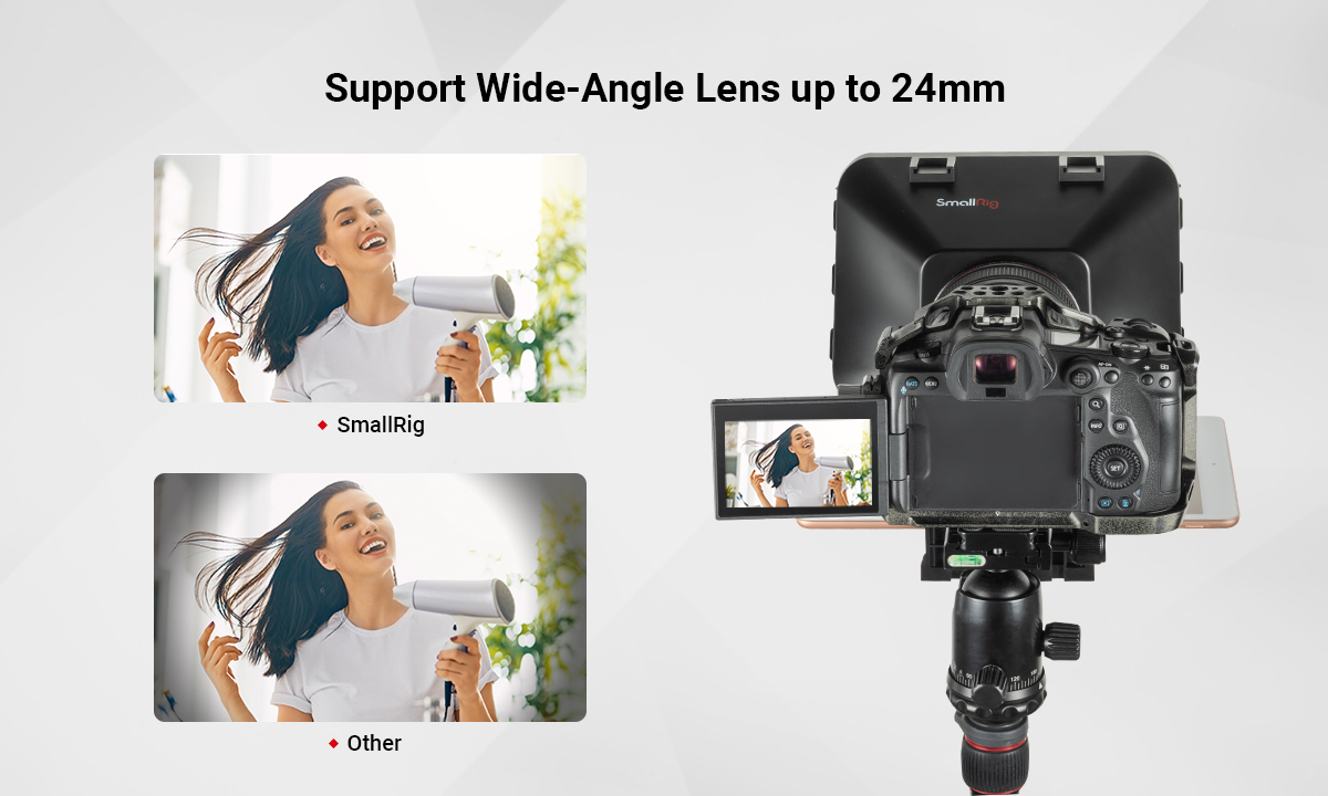 x Desview Portable Tablet / Smartphone / DSLR Teleprompter TP10