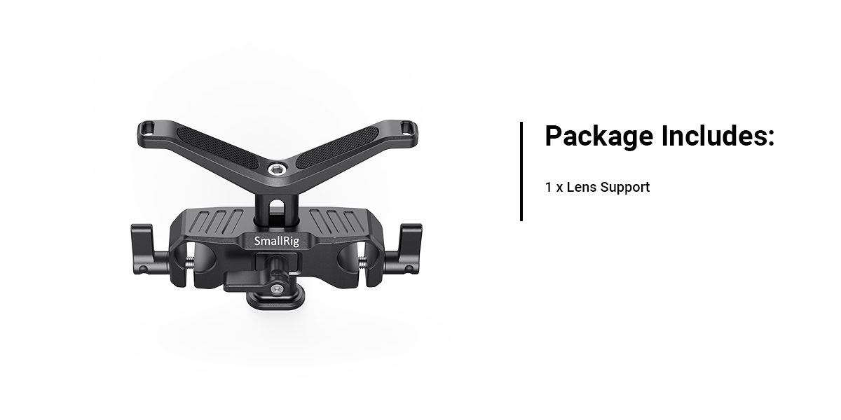 15mm LWS Lens Support | Weight Transfer & Y-Bracket for Rigs