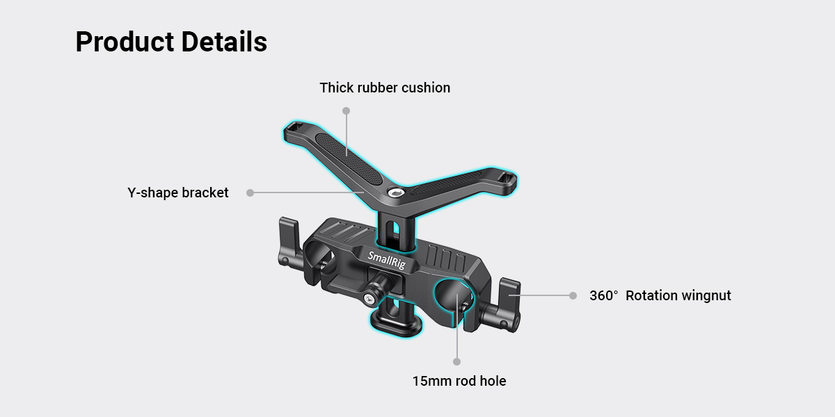 15mm LWS Universal Lens Support