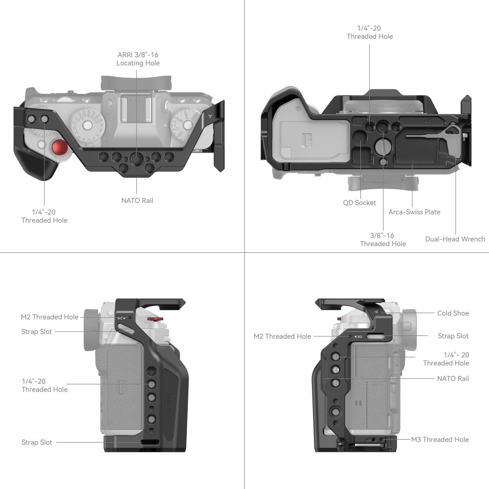 Multifunctional Cage for FUJIFILM X-T5