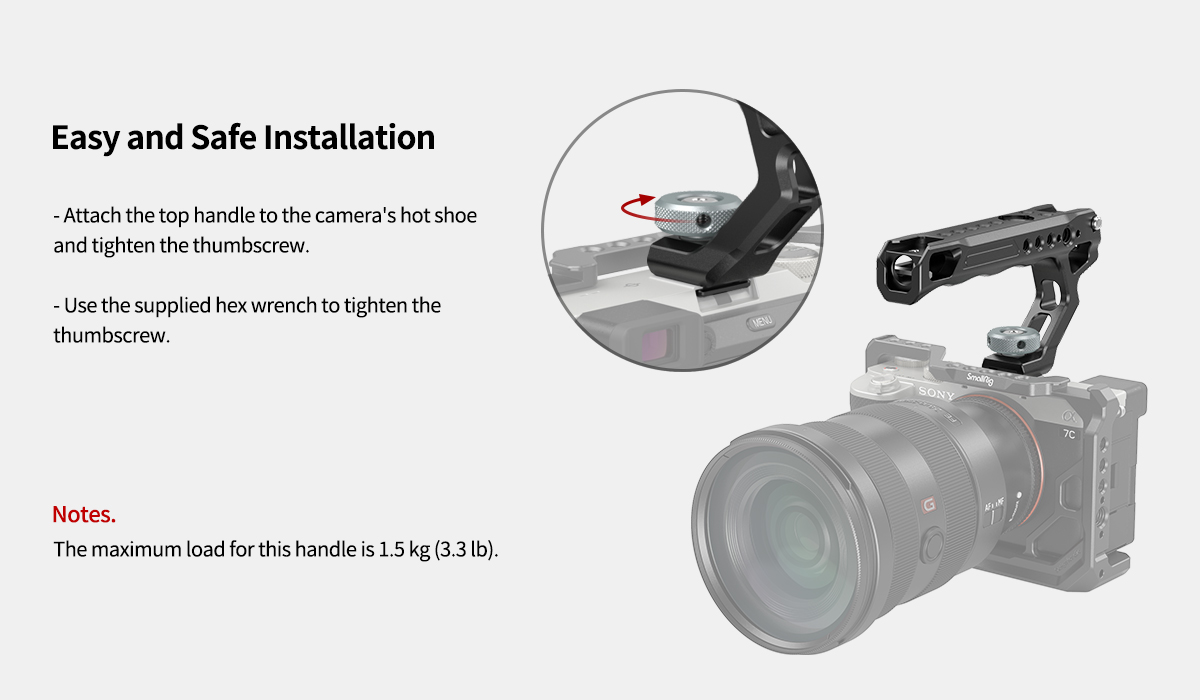 Top Handle with Cold Shoe