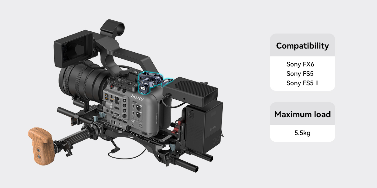 Magic Arm for Sony FX6, FS5, FS5 II | Monitor & Accessory