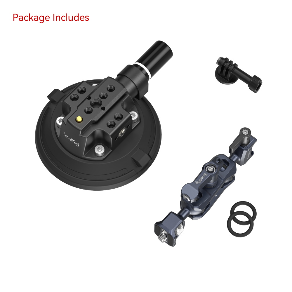 4" Suction Cup Camera Mount Kit for Vehicle Shooting