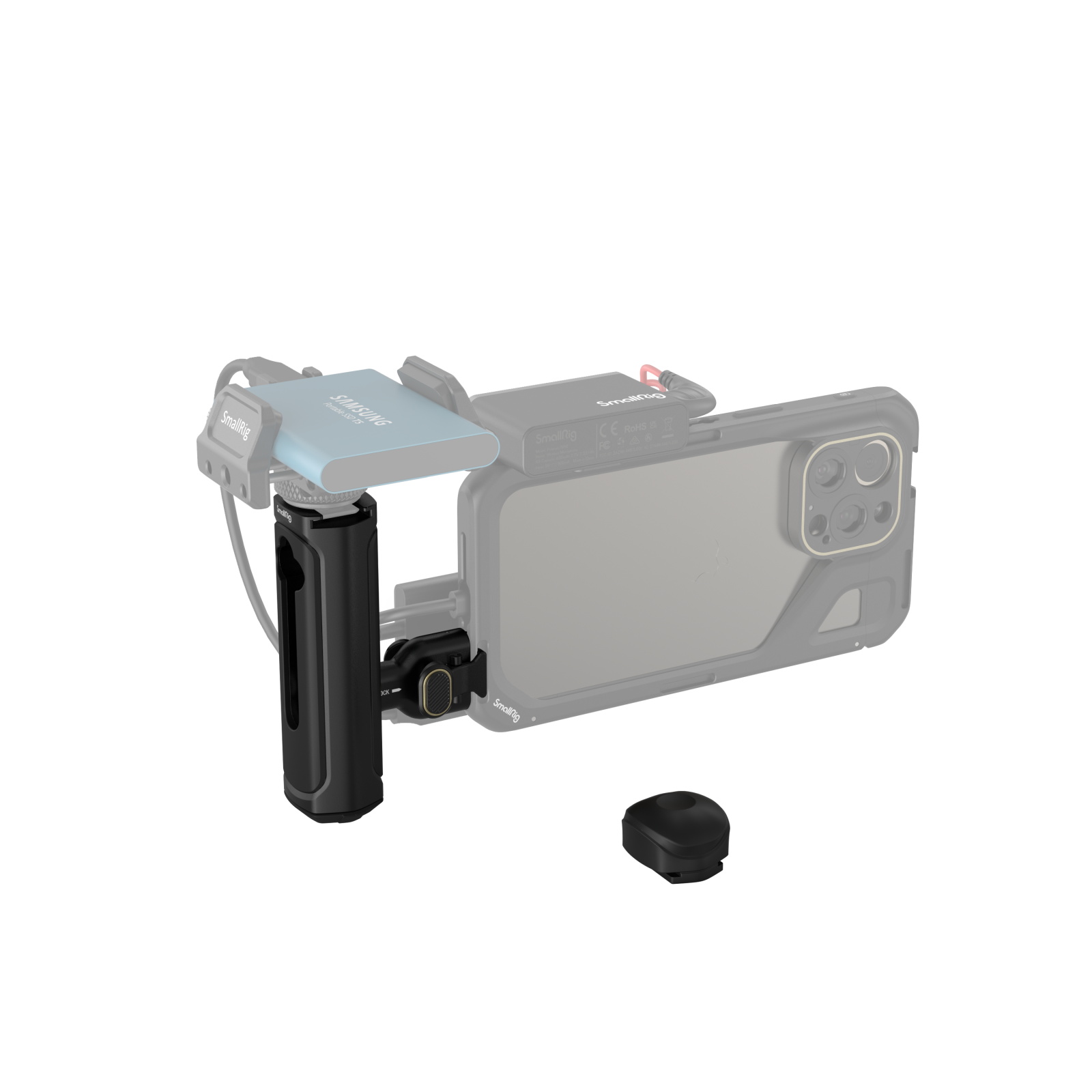 Side Handle | Instant Release & Balanced Grip | SmallRig