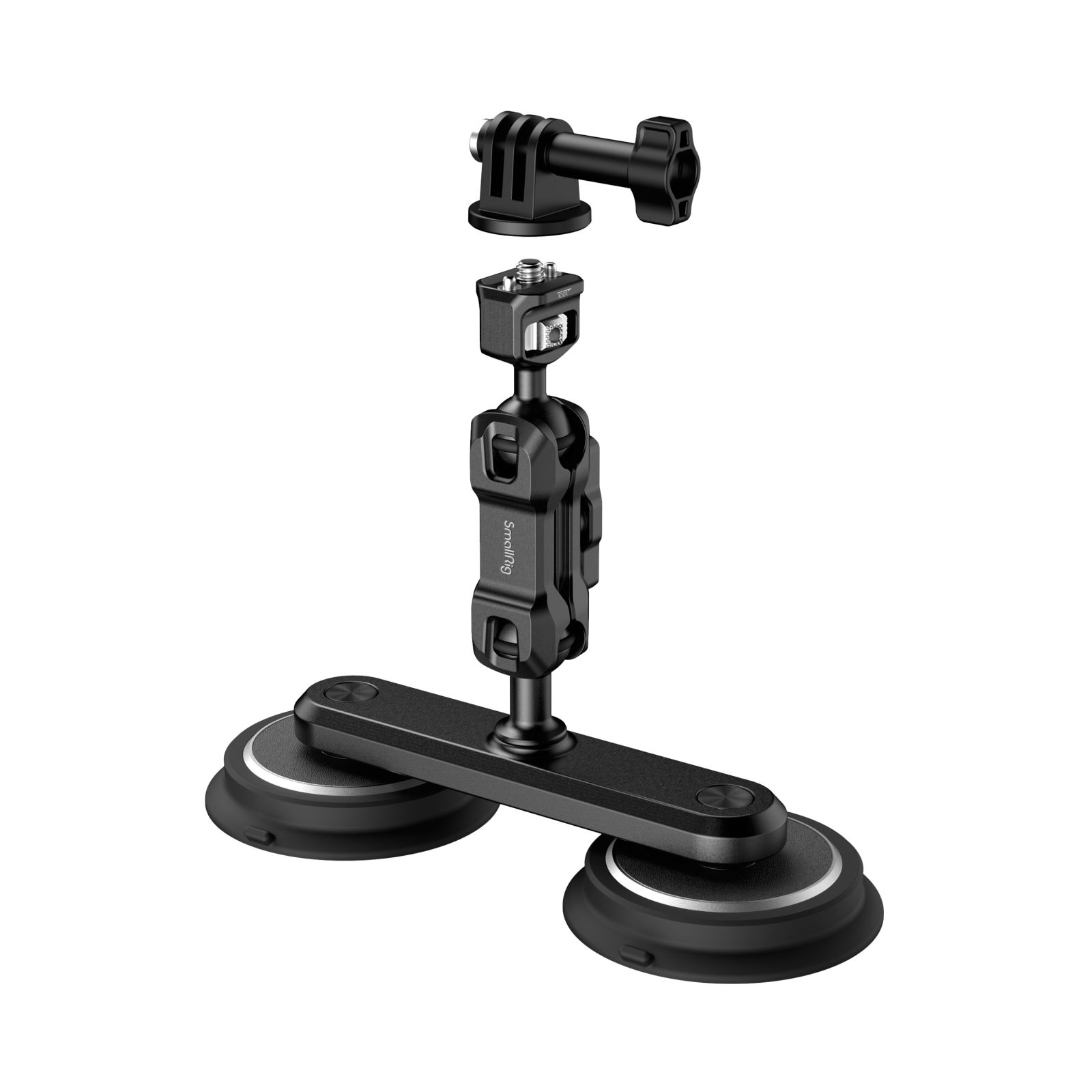 Dual Magnetic Suction Cup Mounting Support Kit for Action Cameras