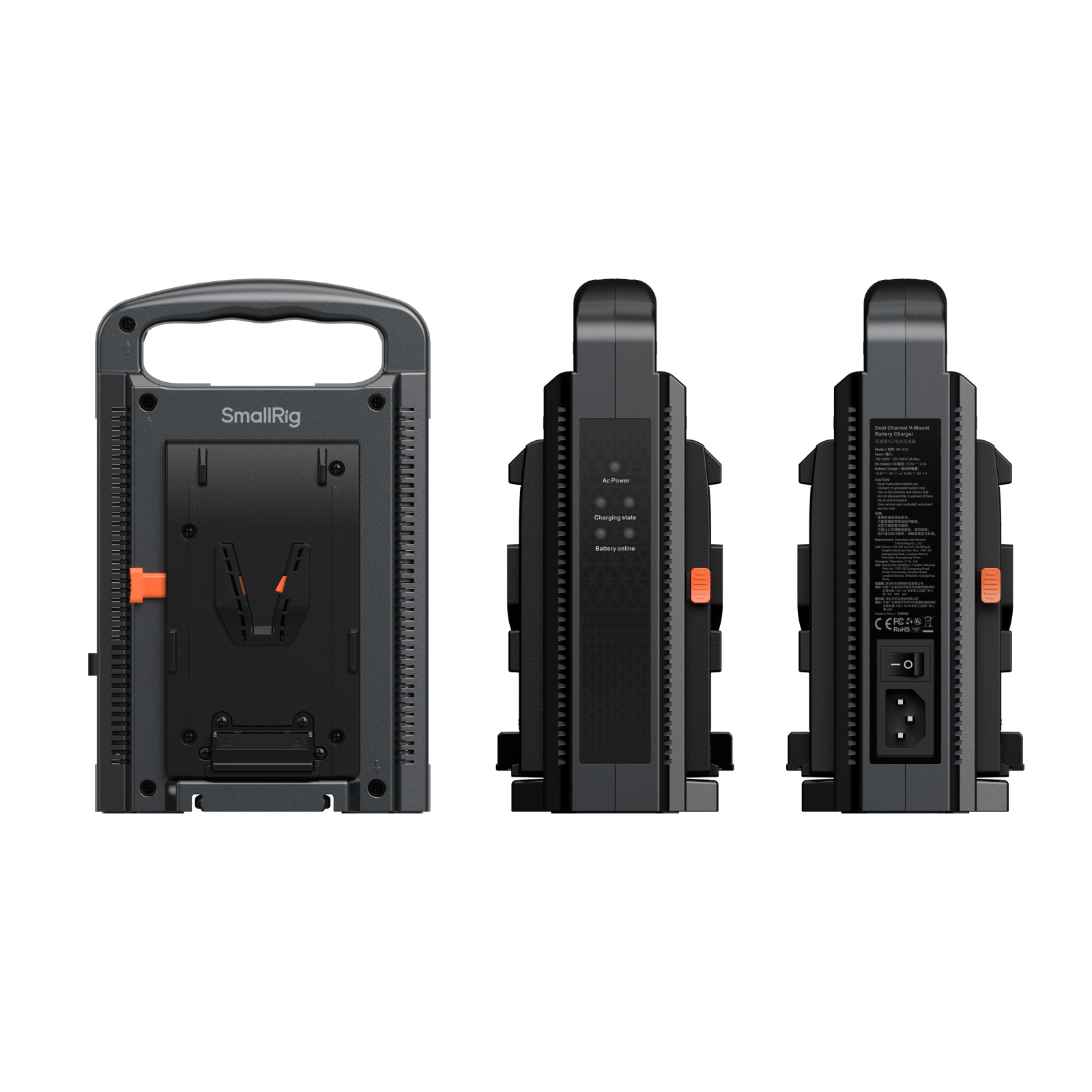 Dual V-Mount Charger | Rig Battery Power | SmallRig
