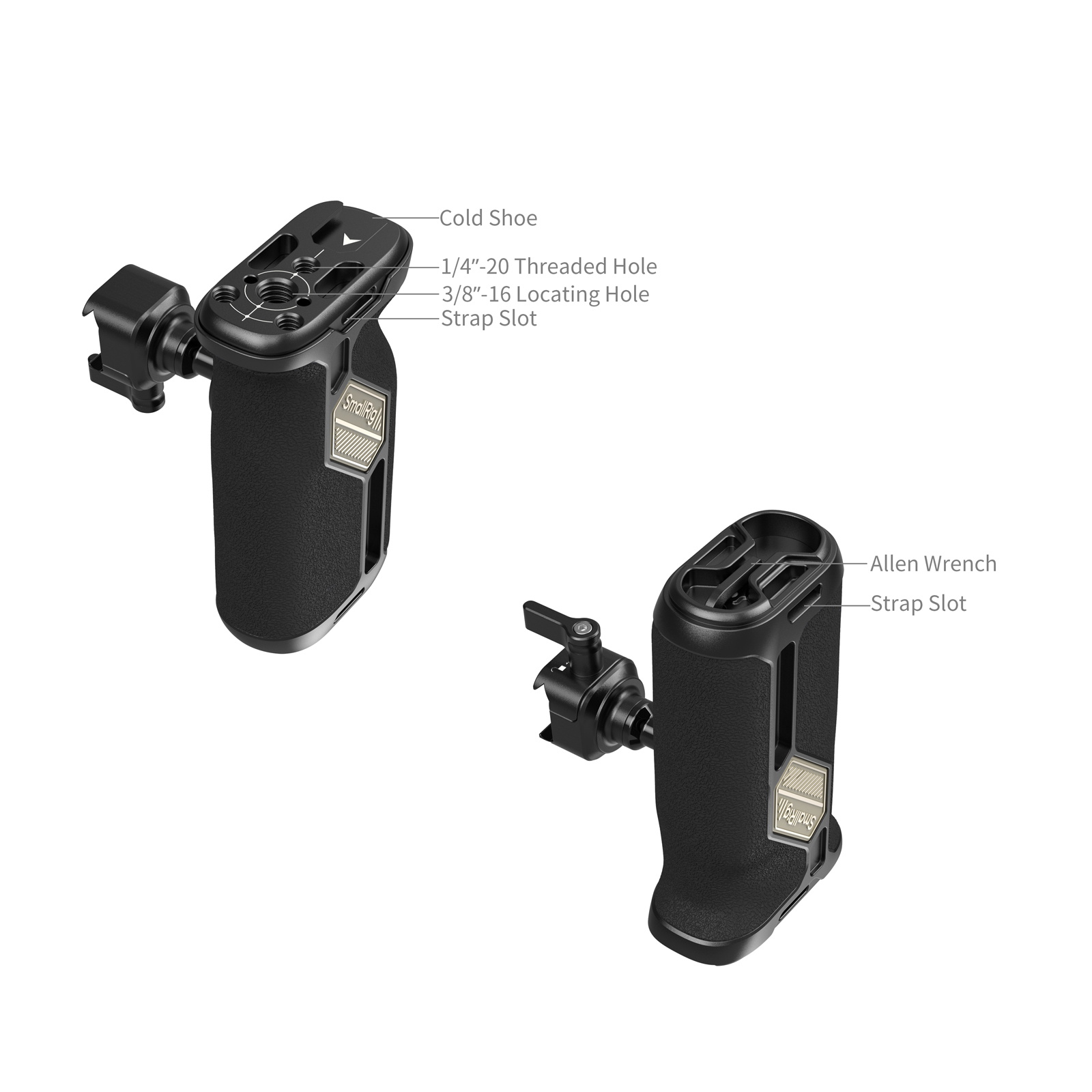 Universal Rotatable NATO Side Handle