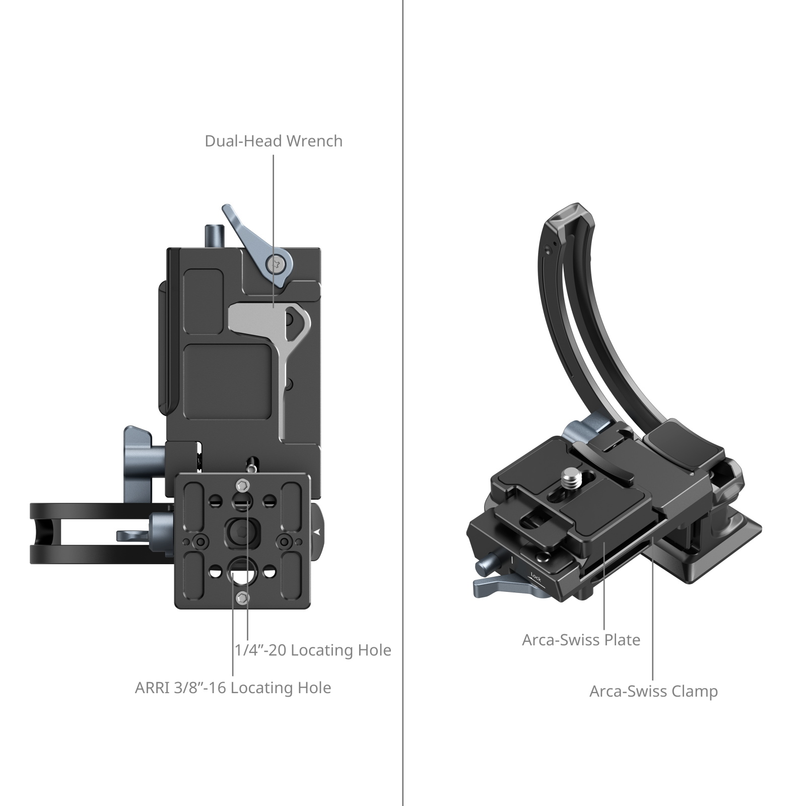 Horizontal-to-Vertical Mount Plate Kit for Mirrorless Cameras