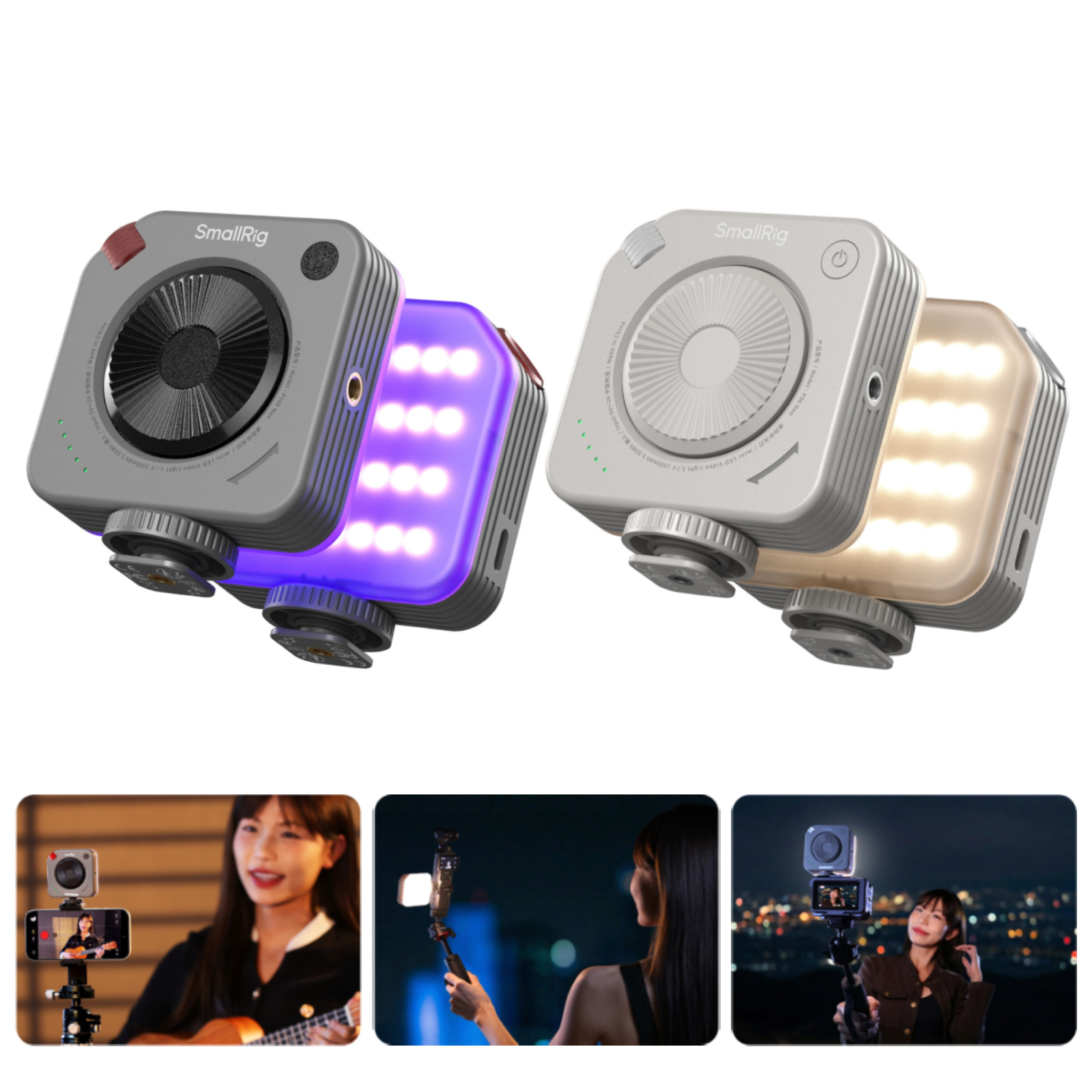 P96 / P108 Neo mini LED Video Light: Bi-Color or RGBWW, 2700K-6500K ...