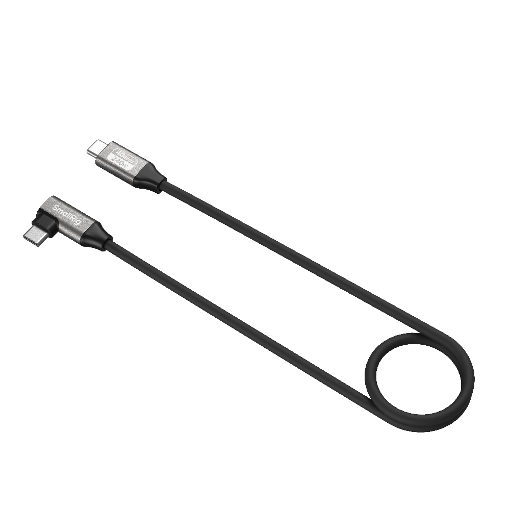 USB-C Data Cable Straight to Angled(40Gbps + 240W + 8K)