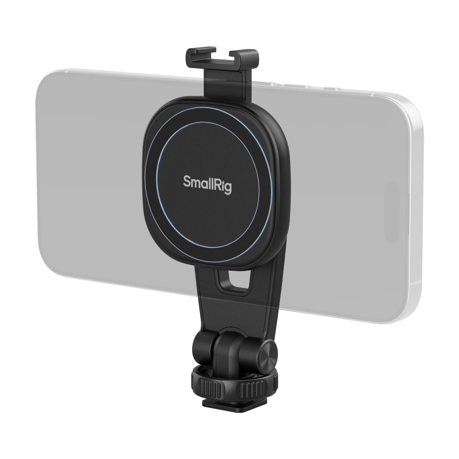 AC-10 Attachable Phone Clamp with Cold Shoe Mount