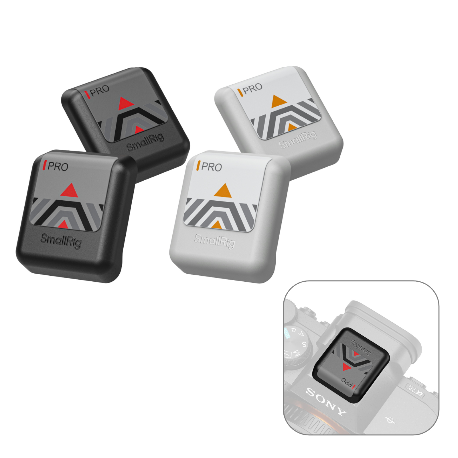 2Pcs Hot Shoe Cover for Sony (Black / Grey)