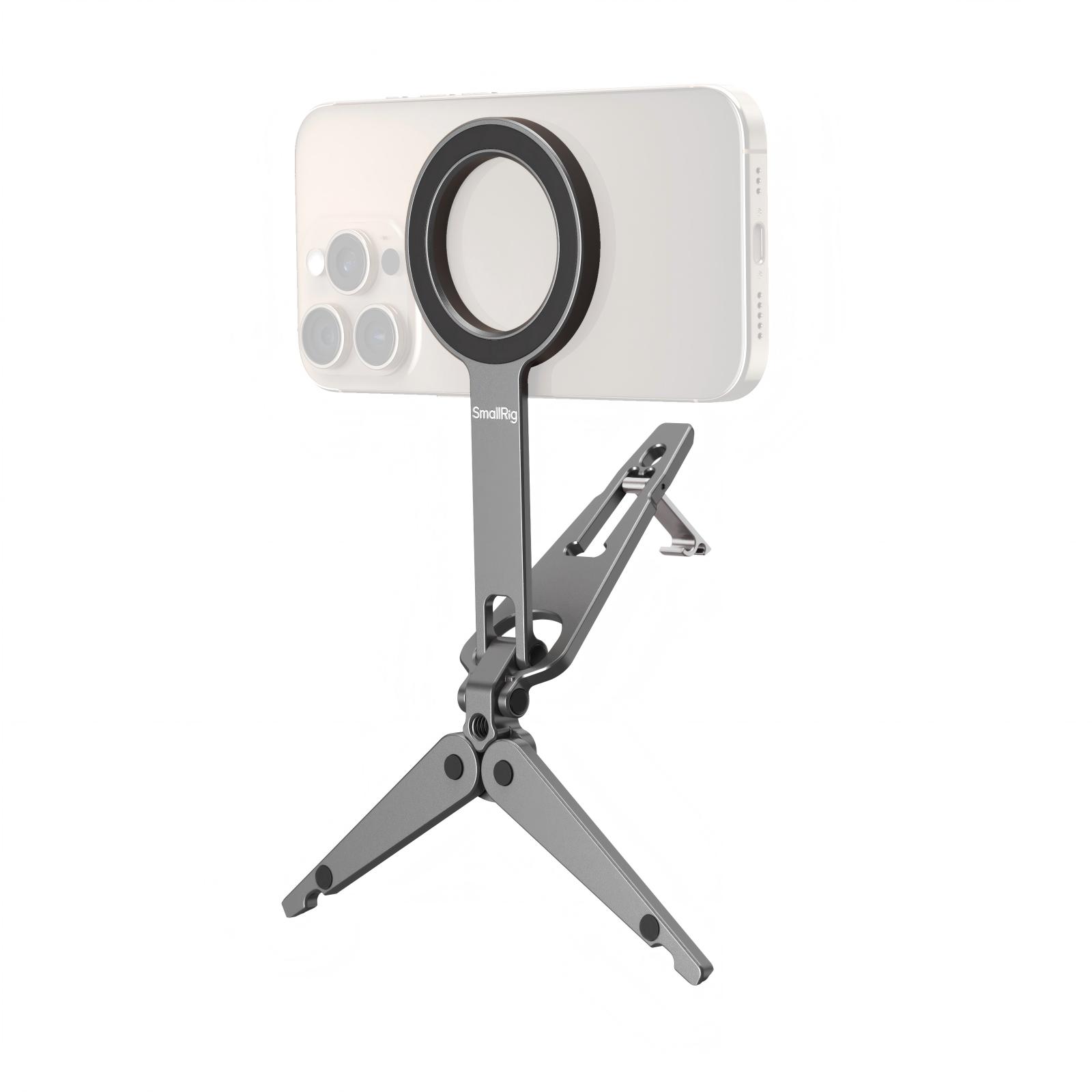 MagSafe Phone Mount | Dual-Sided Magnetic | Foldable Tripod