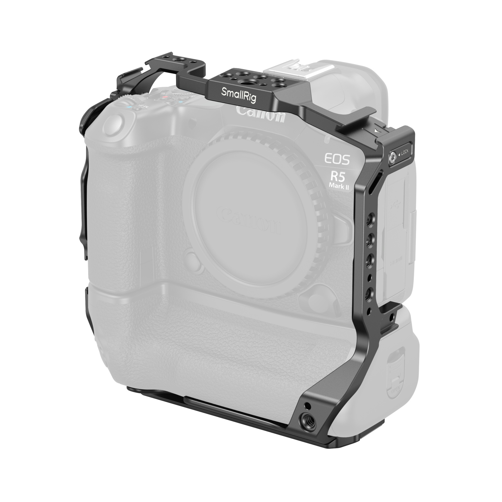 Cage for Canon EOS R5 Mark II with Battery Grip BG-R20